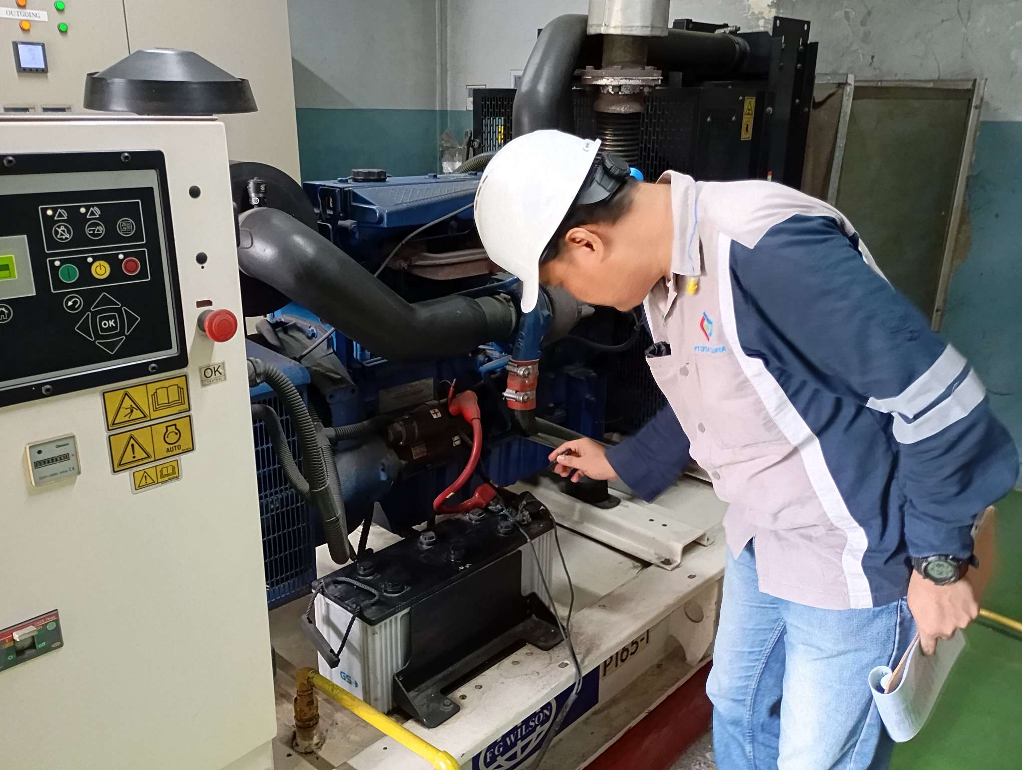 Inspeksi Motor Diesel - PT. Cipta Mas Jaya - PJK3 Riksa Uji