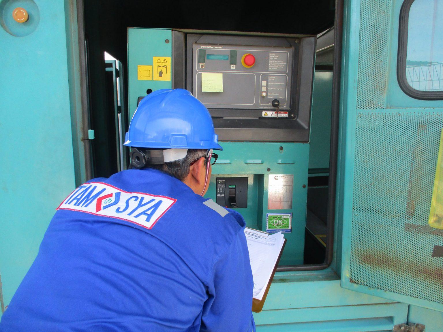 Riksa Uji Genset (Generator Set) - PT. Cipta Mas Jaya - PJK3 Riksa Uji