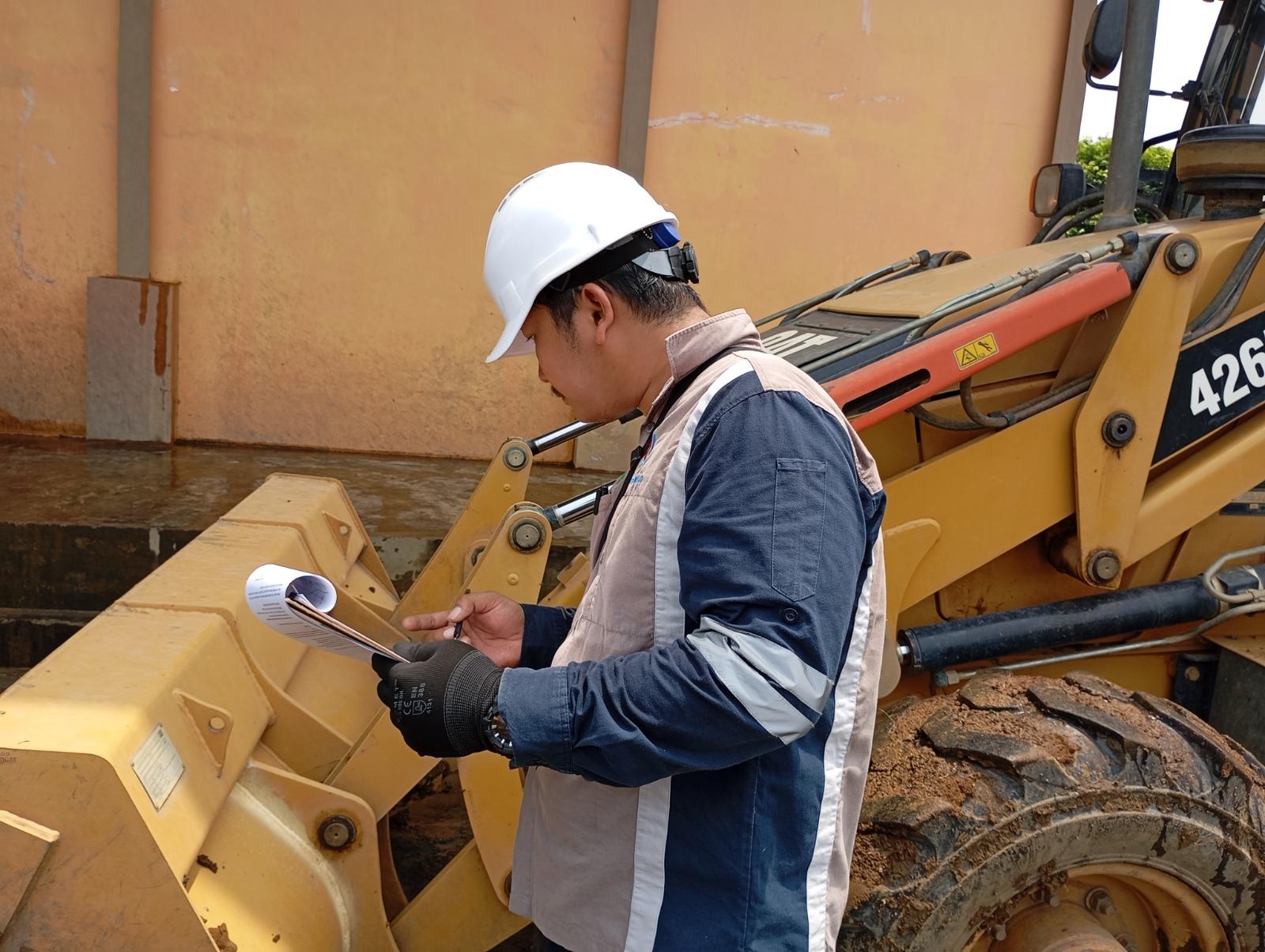 Inspeksi Alat Berat - PT. Cipta Mas Jaya - PJK3 Riksa Uji