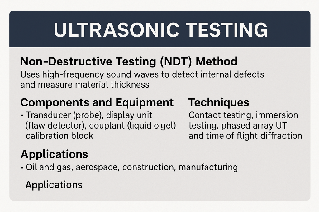 NDT Ultrasonic Testing adalah - PT. Cipta Mas Jaya - PJK3 Riksa Uji